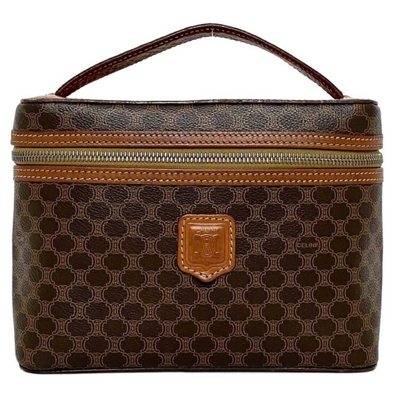 Celine | Bags | Celine Vanity Brown Macadam Mc96 Pvc Leather Ladies ...